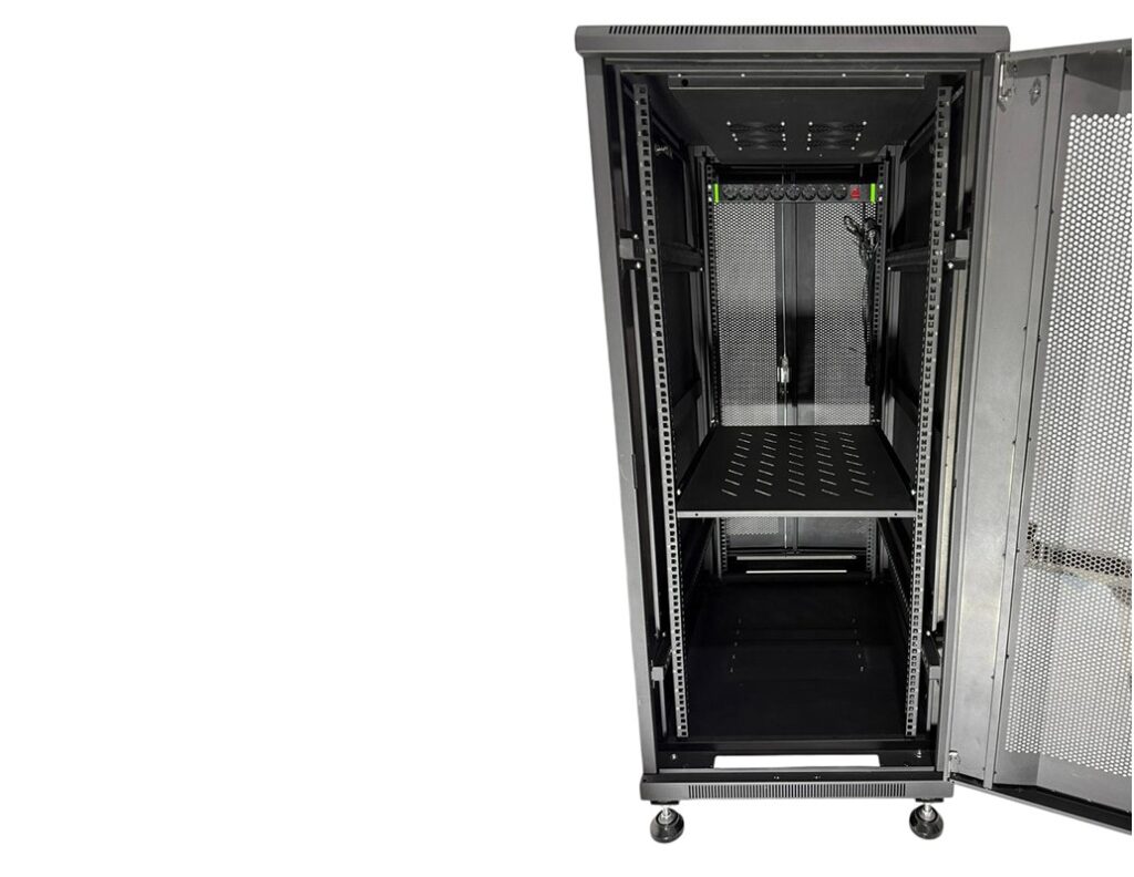 27U Server Rack Cabinet 600×1000, with Vented Door (Not Installed ...