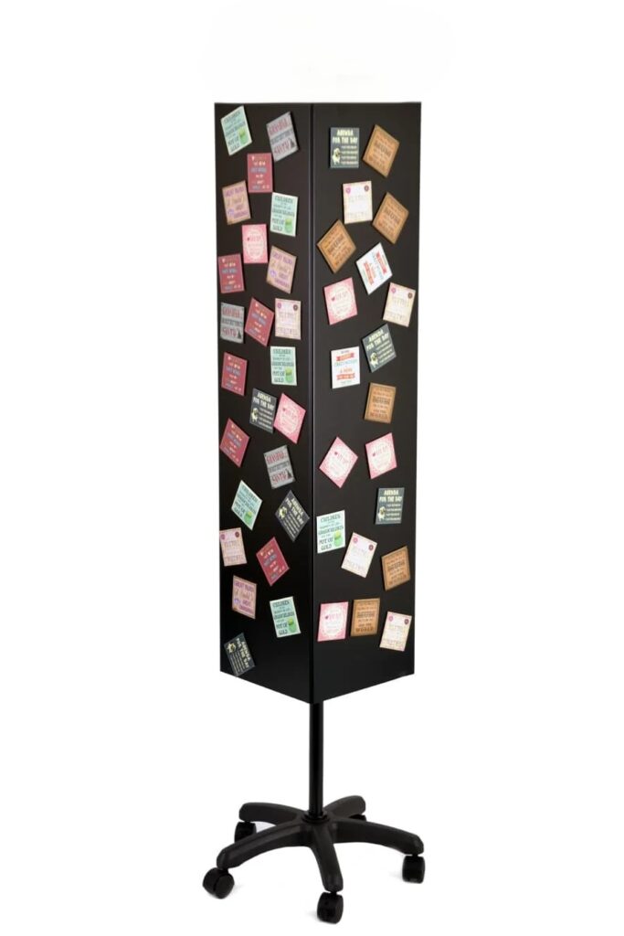 Magnet Display Stand, Floor Spinner - 3BSteel